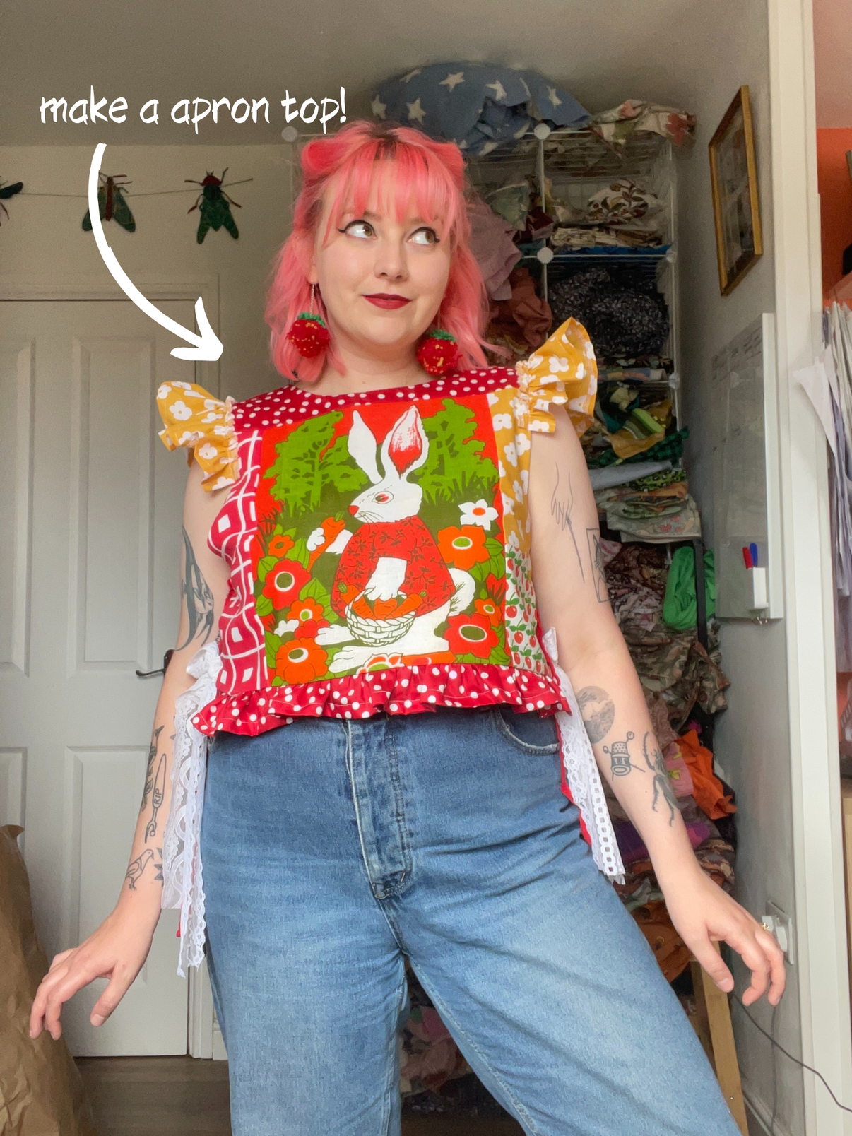 The Kitty Apron Dress Pattern PDF - Sizes XS-5XL – AFRAYED Upcycling