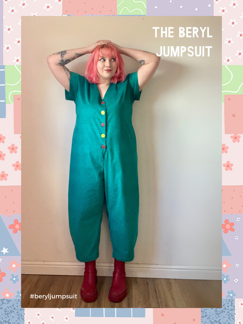 The Beryl Jumpsuit Pattern PDF - Sizes XS-5XL – AFRAYED Upcycling
