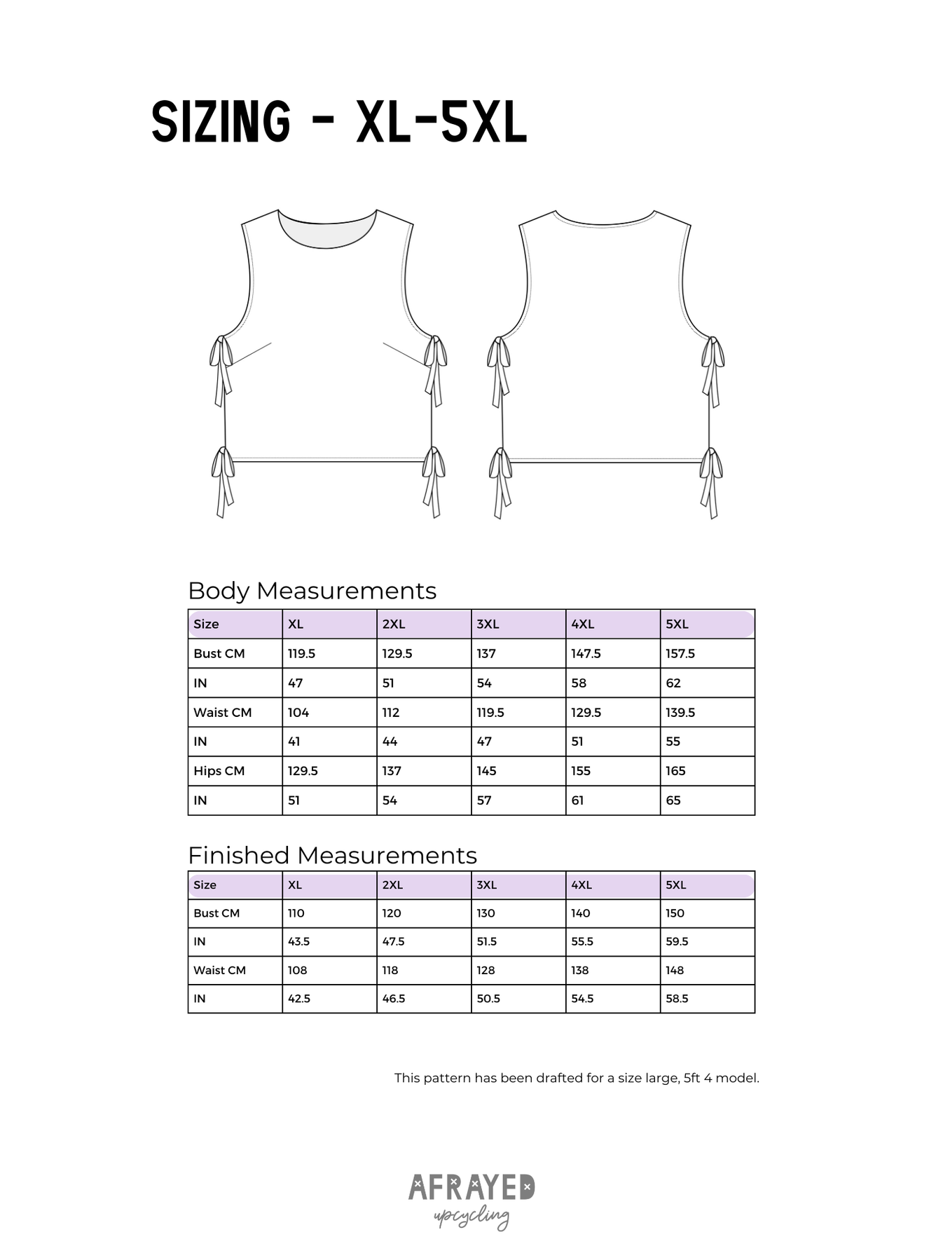 The Kitty Apron Dress Pattern PDF - Sizes XS-5XL – AFRAYED Upcycling