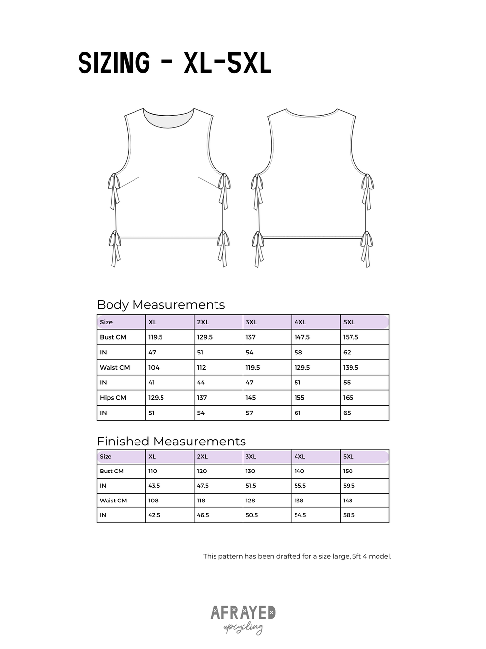 The Kitty Apron Dress Pattern PDF - Sizes XS-5XL – AFRAYED Upcycling
