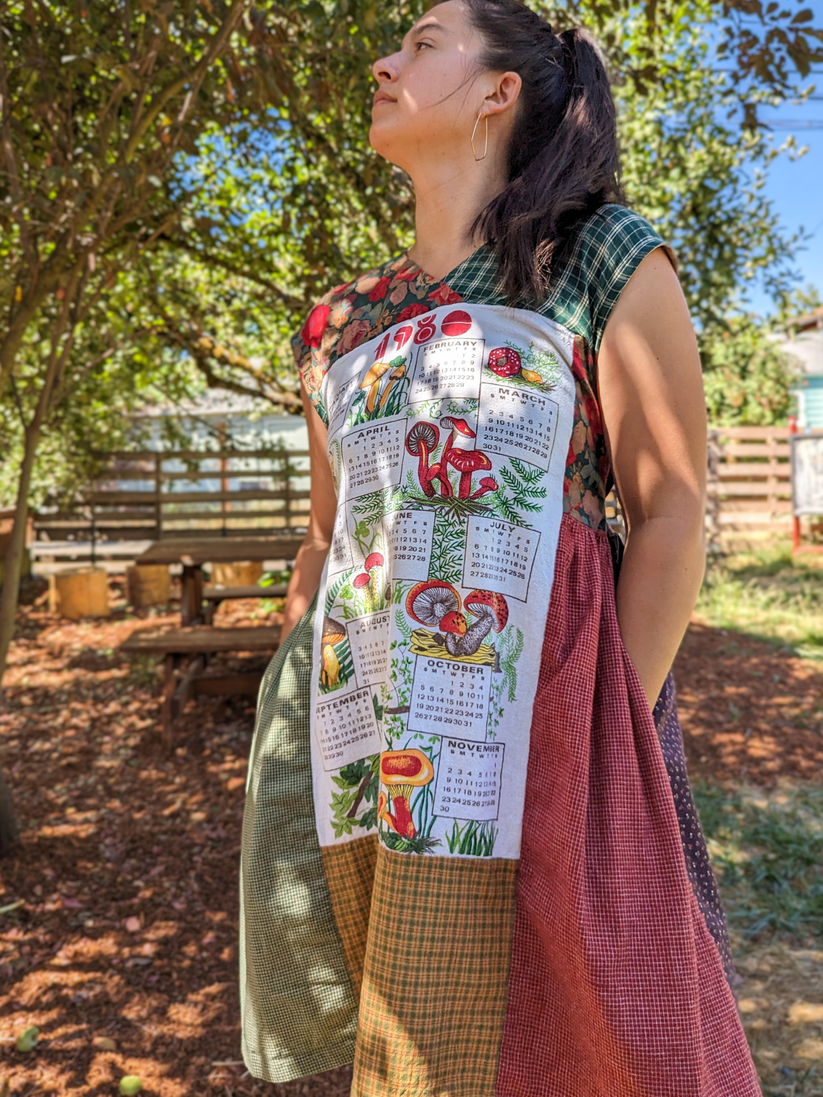 Joy Mini Tea Towel Dress Pattern PDF - Sizes XS-5XL – AFRAYED Upcycling