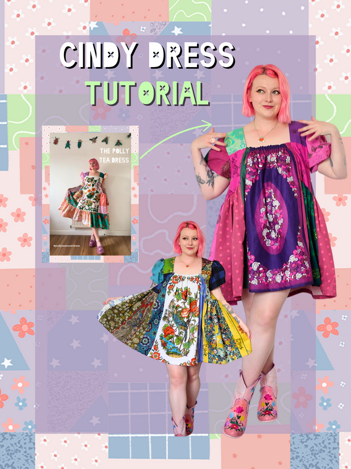 Cindy Dress PATTERN HACK TUTORIAL - Video only – AFRAYED Upcycling